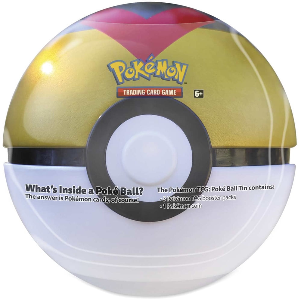 Pokemon 2021 Level Ball Pokeball Tin Set [3 Booster Packs & Coin ...
