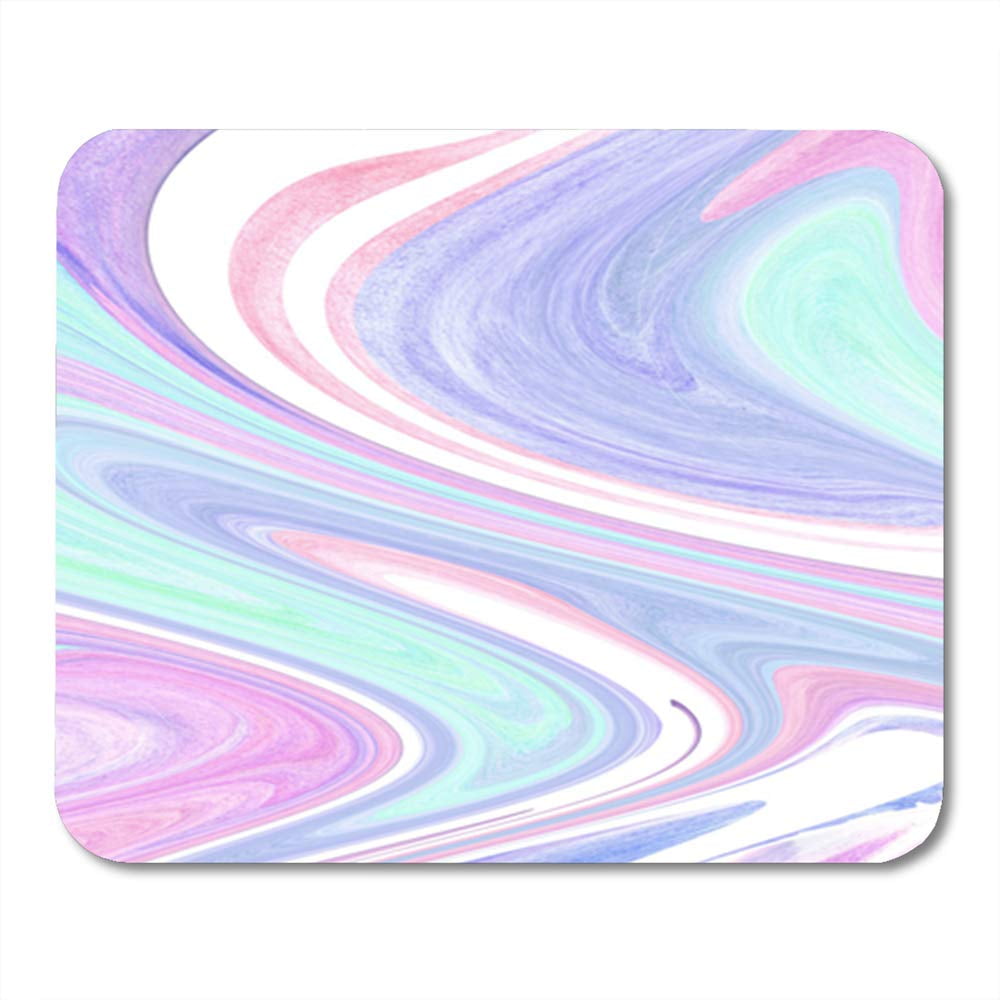 KDAGR Colorful Abstract Watercolor Marble Silk White Pink Blue ...
