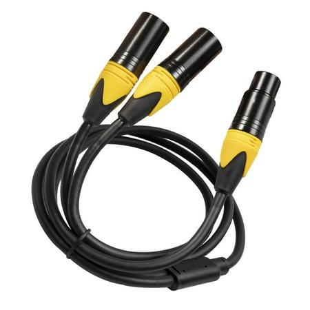 Goriertaly Copper XLR Splitter Cable Female to Dual Male Flexible ...