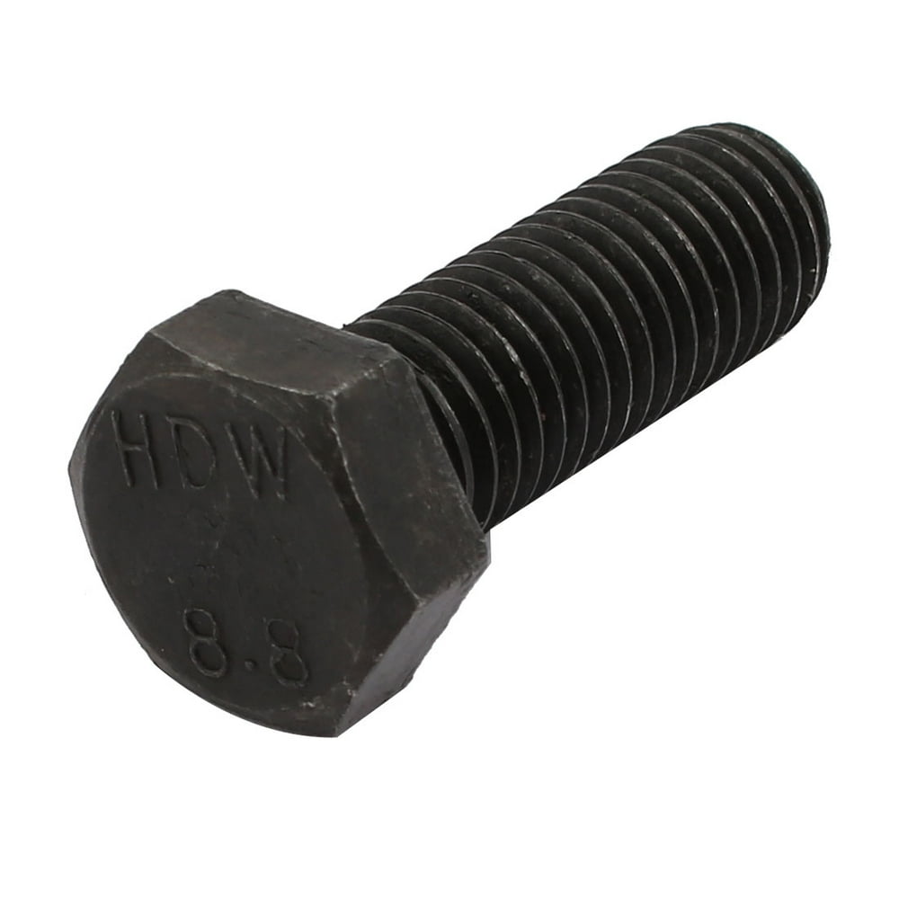 8-8-grade-m12x35mm-full-threaded-left-hand-thread-hex-head-bolt-black