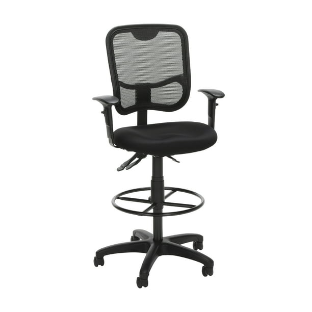 OFM Comfort Series Ergonomic Mesh Swivel Task Chair with Arms and ...