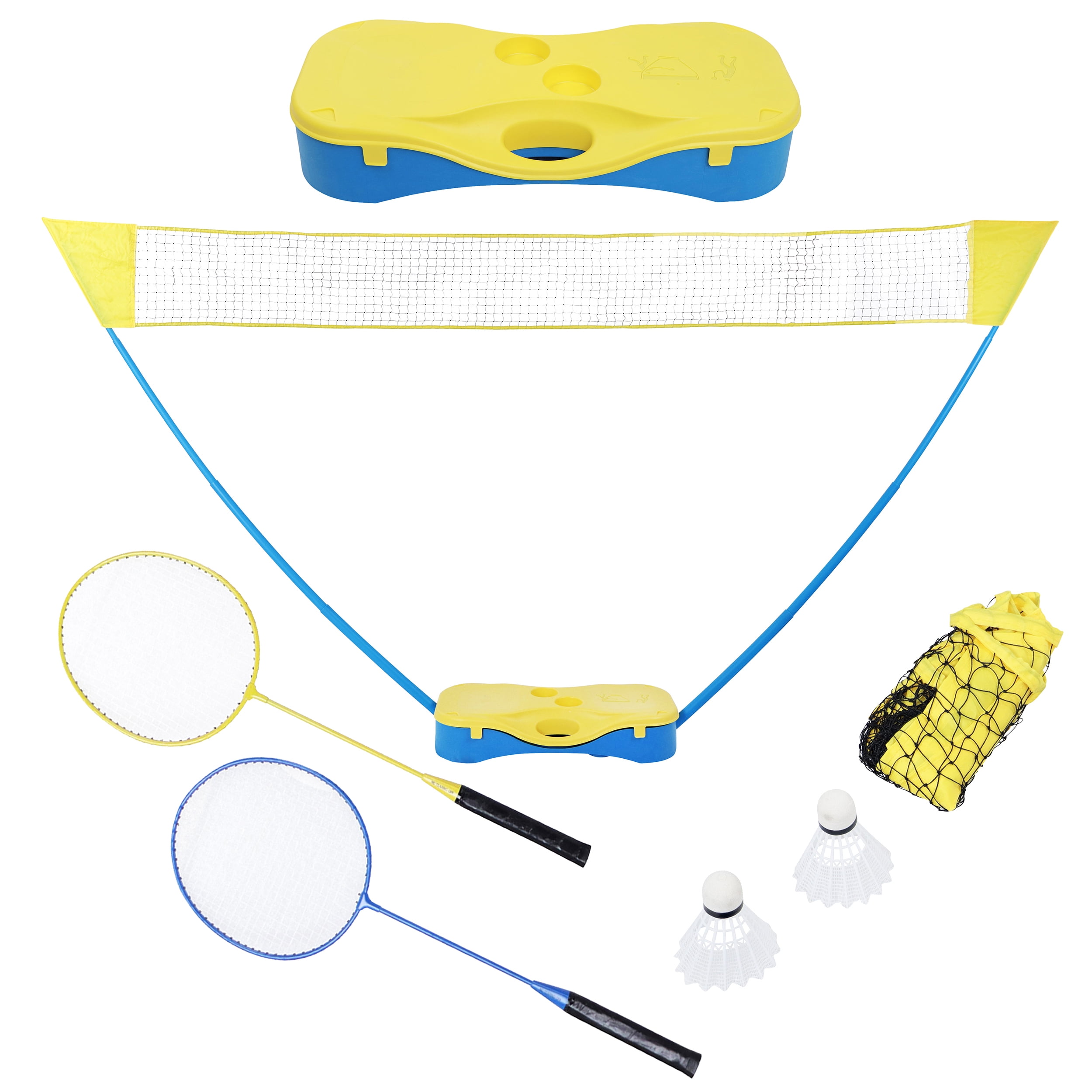 Swing Sports Outdoor Badminton Set - 5ft Standing Net with Birdies and ...
