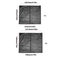 Breathable Car Ventilated Back Door Screen ABS Meshes Blocks Mosquitoes ...