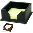Chocolate Brown Leather 3 x 3 Sticky Note Holder - Walmart.com