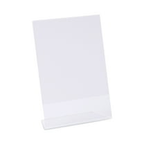 Universal Clear L-Style Photo Picture Frame, 5x7 Insert, Freestanding ...