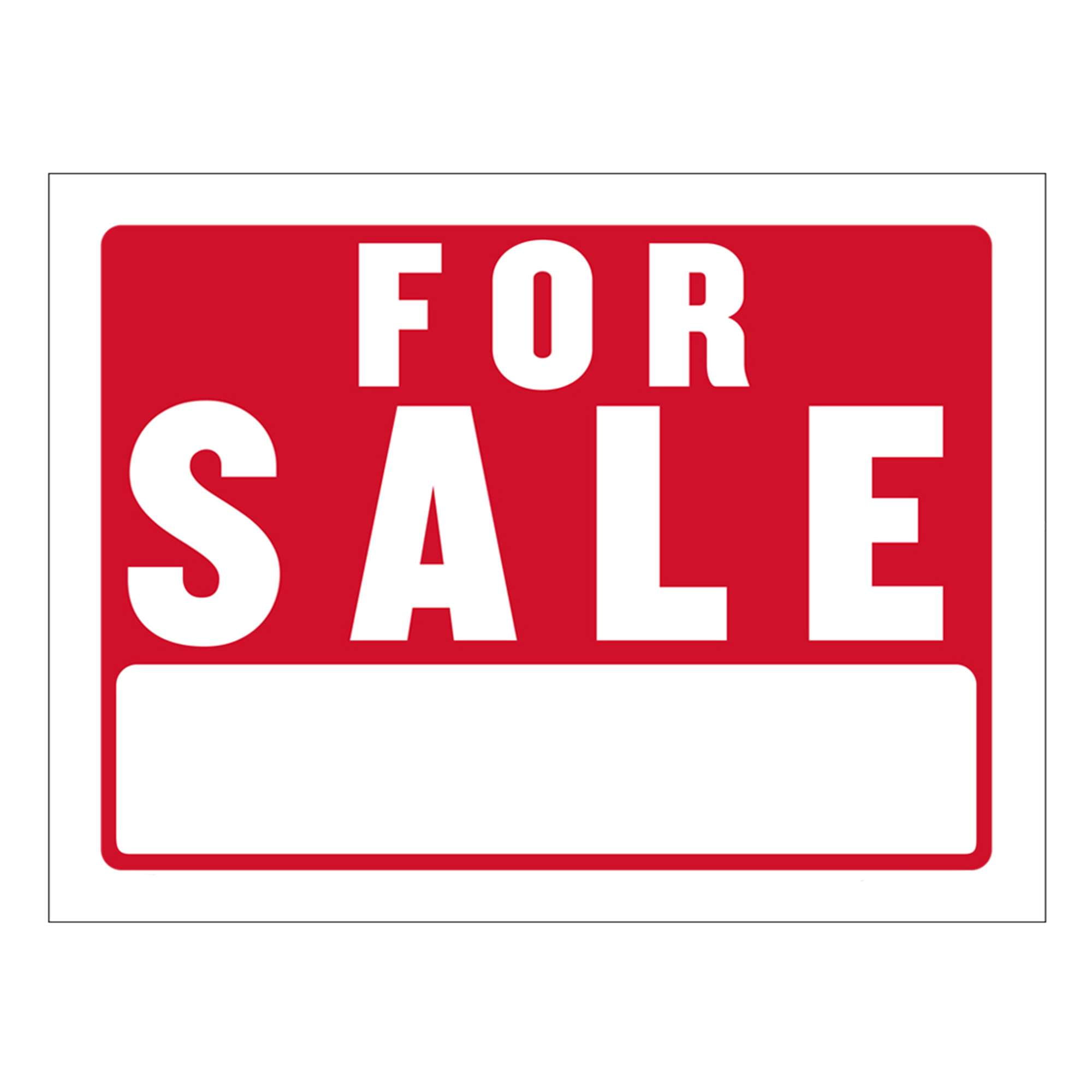 BAZIC For Sale Sign 9"X12", Plastic Signs, Waterproof Indoor Signage, 1 ...