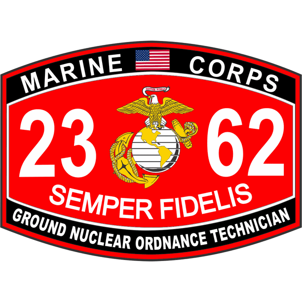 3.8 Inch Marine Corps Military Ground Nuclear Ordnance Technician MOS ...