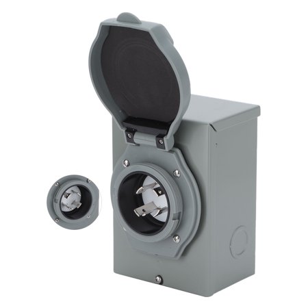 YLSHRF 10 AWG Power Inlet,RV 30A Generator Power Inlet Box 4 Core ...