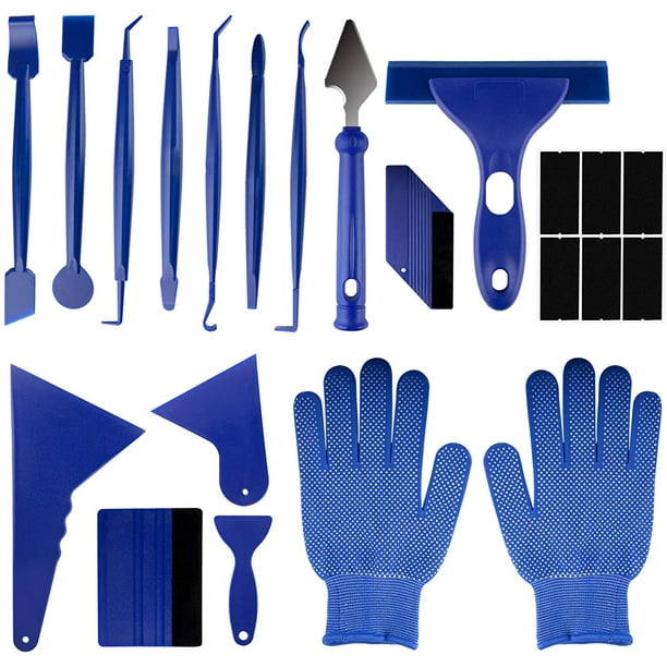 Seamuing Tool Window Tint Kit - 21 Pieces Car Film Tools Wrapping Kit ...