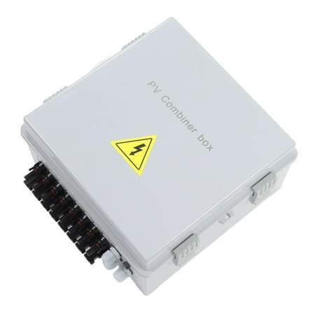 PV Combiner Box, 10A Current Fuse 8 String PV Wiring Box For Off Grid ...