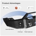 For 2009-2014 F150 Front Bumper w/ LED Light & Winch Plate D-ring ...