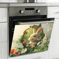 Easter Bunny Dishwasher Magnet Cover Magnetic Refrigerator Wash Machine ...