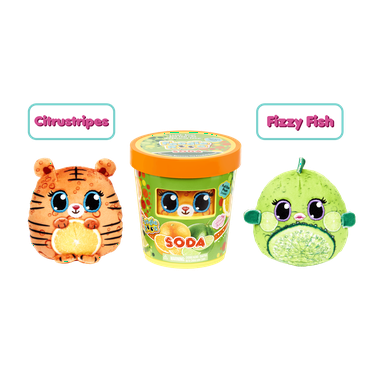 Foodie Roos - Snack-a-Roo Plush Pretzels Edition - Surprise Squeezable ...