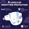 Luvs Platinum Protection Sleepy Nights Baby Diapers Size 4, 72 Count ...