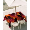 54x80 Inch Outdoor Tablecloth with Umbrella Hole Zipper Rectangle ...