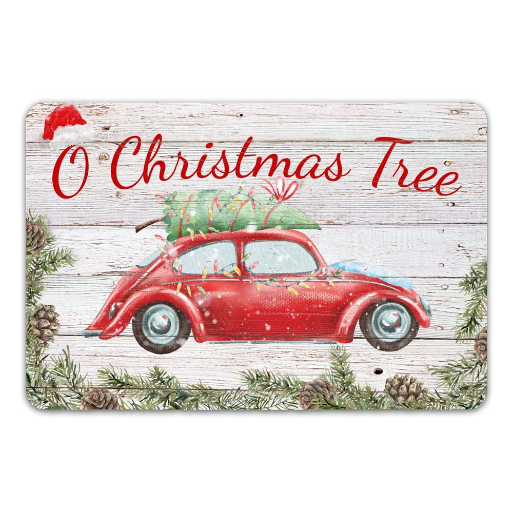 O Christmas Tree Sign Farmhouse Christmas Décor Decorations Wall Art ...