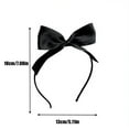 Jialeilei Cute Hair Clips Bow Headbands Red Bowknot Headband For Women