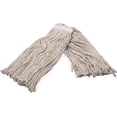 Flo-Pac Cotton Mop Head, Cut-End, Narrow Band with White Band for ...