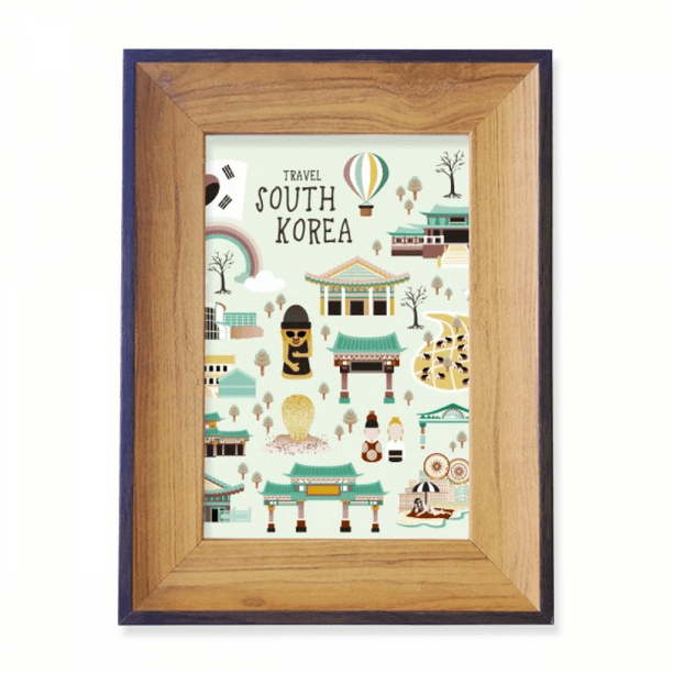 Los monumentos mas famosos de Corea Marco de imagen marco de escritorio ...