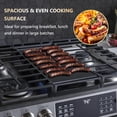 UPGRADED Cast Iron Griddle for Gas Stove Griddle Replacement Parts ...