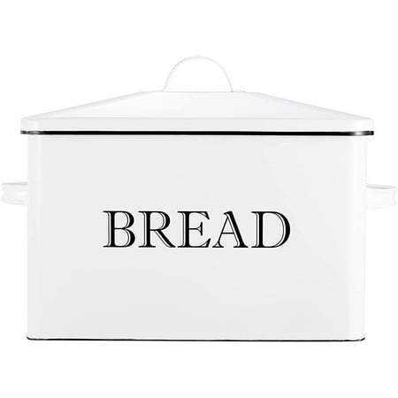Metal Bread Box-Extra Large Bread Storage Boxes for Kitchen - 2+ Loaves ...