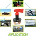 AUTOXBERT Battery Disconnect Switch 100A 12V 24V Isolator Power Cut Off ...