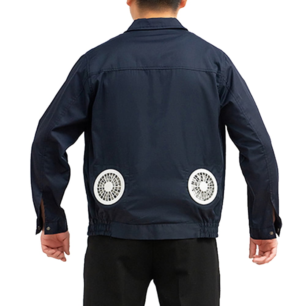 Summer Outdoor Cooling Fan Jacket Men's Air-Conditioning Suit Sun ...