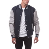 Pro Club Men's Varsity Fleece Baseball Jacket - Walmart.com