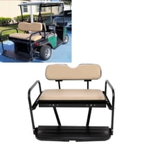 Kojem Durable Flip Folding Golf Cart Rear Seat Kit for EZGO Marathon ...