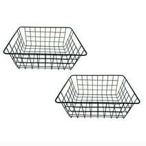 YBM Home Large Plastic Storage Basket Organizer Bin, Purple 15 L x 10 W ...