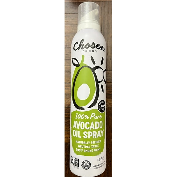 Chosen Foods Cooking Avocado Oil Spray, 2 pk./4.7 oz. for Pans and High ...