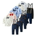 Beautyzll 1-8Y Toddler Kids Boys Toddler Boys Gentleman Outfits Suits ...