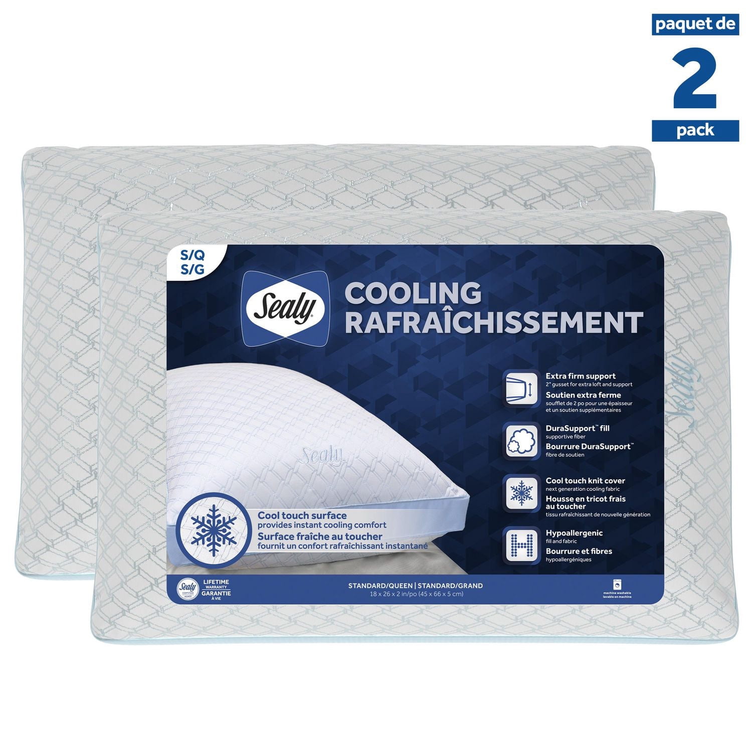 Click here for Sealy Cooling Extra Firm Support Cool Touch Bed Pi... prices