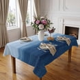 Abstract Gradient Line Arts Table Cloth 60x84in, Waterproof Rectangle ...