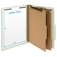Classification Folders Letter Size - 10 Pack Green 2-Divider - 2 Inch ...