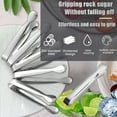 Sunjoy Tech 6Pcs Ice Cube Clip Thicken Stainless Steel Mini Tongs ...