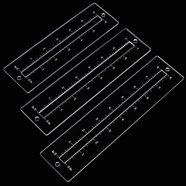 Zipper Pocket Template,Lemon Pattern Acrylic Zipper Making Templates ...