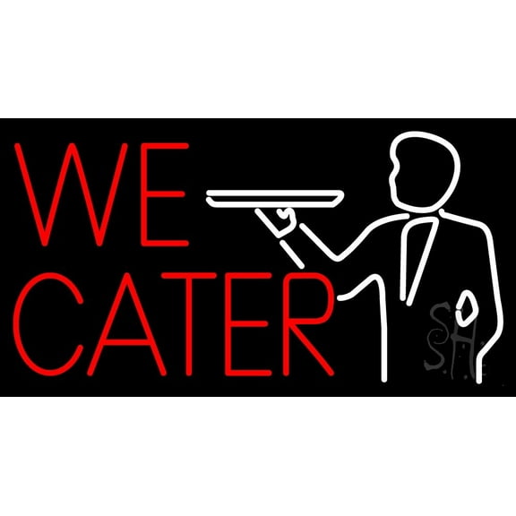 Carry Out LED Neon Sign 13 x 32 - inches, Black Square Cut Acrylic ...