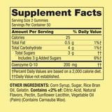 Spring Valley CoQ10 Dietary Supplement Gummies for Heart Health, 200 mg ...
