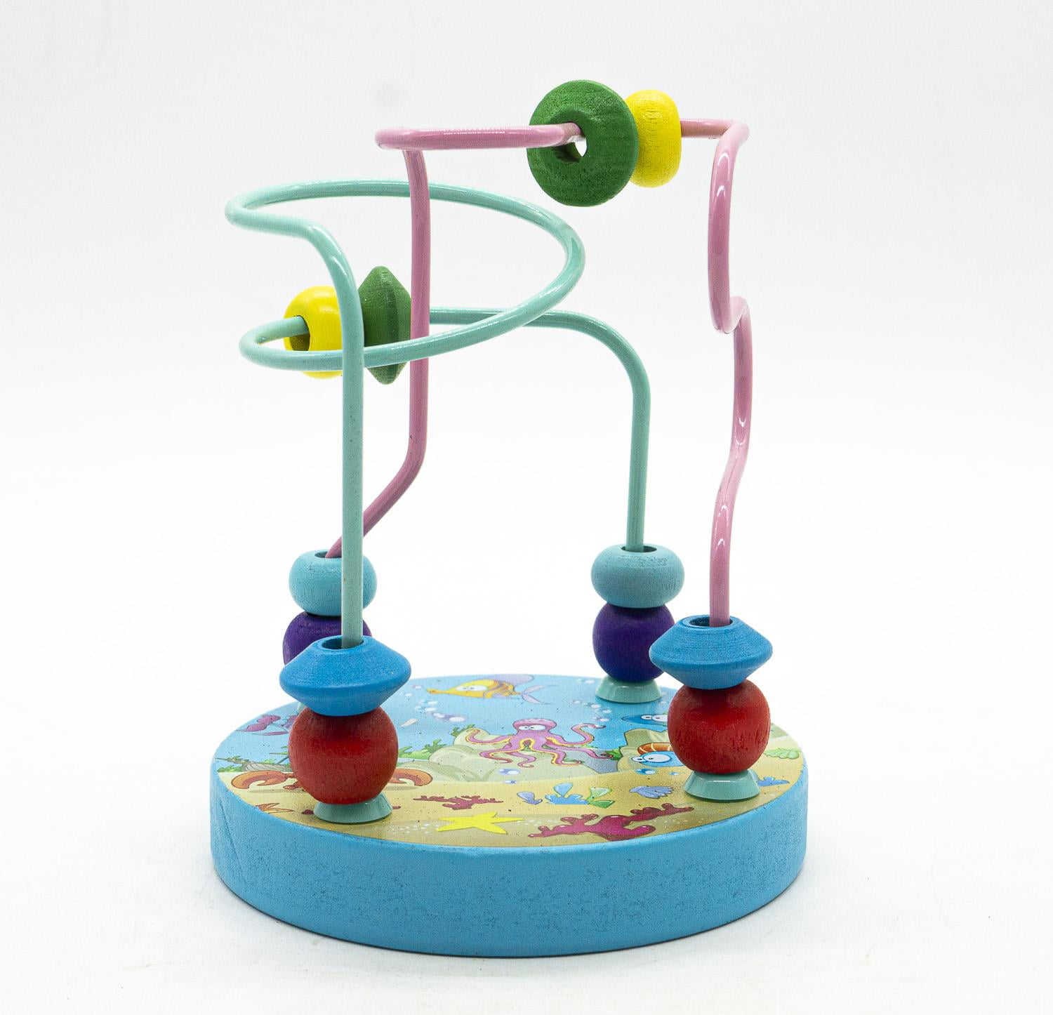 Juguete PARA Bebés Mini Laberinto Aprendizaje Fábrica del Juego azul ...