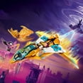 LEGO NINJAGO Zane's Golden Dragon Jet, 71770 Toy Plane Set for Kids 7 ...