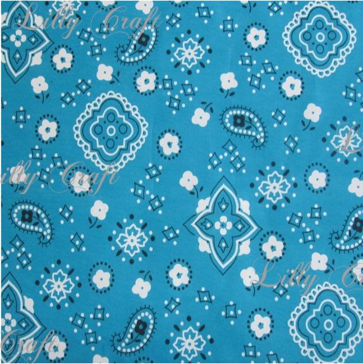 Bandana Poly Cotton Fabric - Sold by the Yard - 58" / 59" - Walmart.com