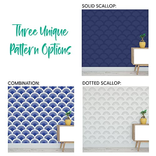 Old School Scallop Paint Patterns