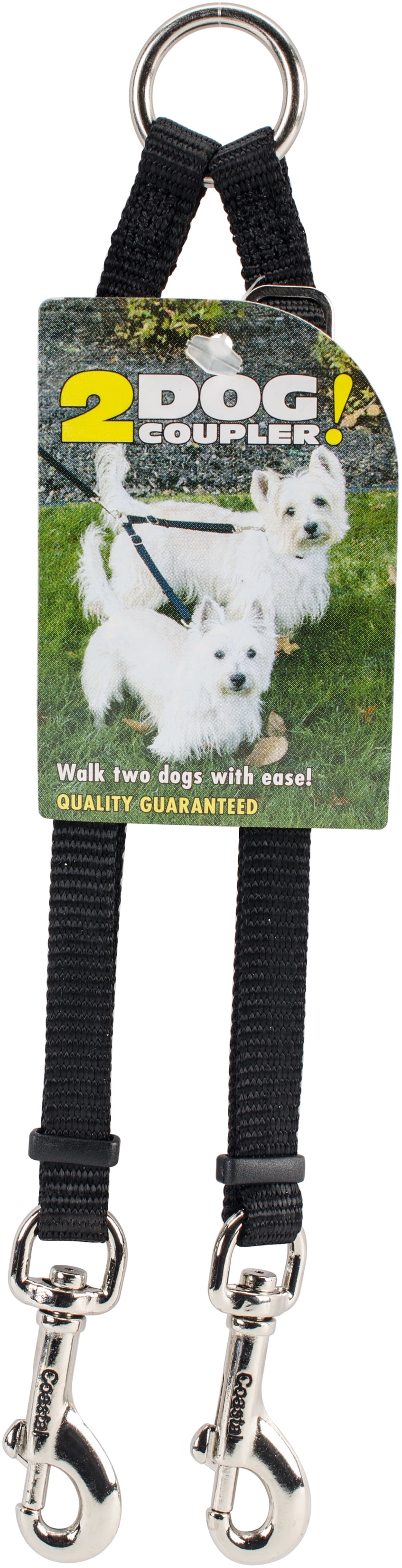 Two Dog Adjustable 3/8" Nylon Coupler 18" To 24"-Black - Walmart.com