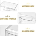 4Tier Display Case for Collectibles,Clear Display Box with 2 Stands ...