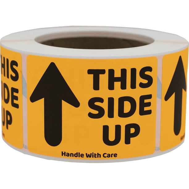 This Side Up Arrow Shipping Warehouse Labels | 2.5″ x 3.5″ - 500 Pack ...