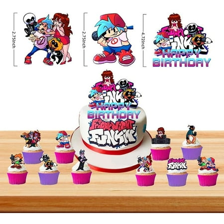 11Pcs Friday funk night cake topper and cup cake topper Friday funk ...