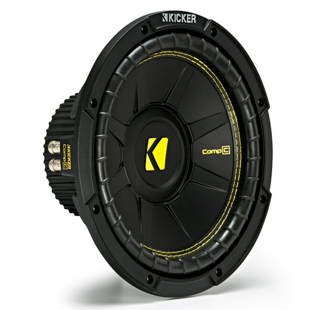 Kicker 44CWCD104 10" CompC 4-Ohm DVC Subwoofer - Walmart.com