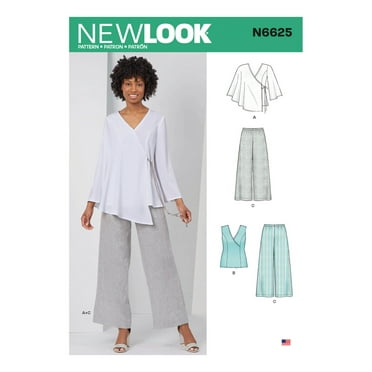 New Look Sewing Pattern 6735 Misses Separates, Size A (10-12-14-16-18 ...