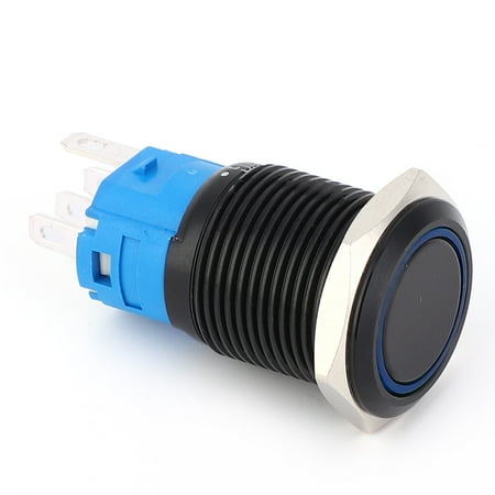 5 Pin Push Button Switch, Stainless Steel Housing Lightweight Stainless ...